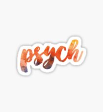Psych: Stickers | Redbubble