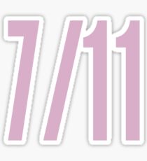 7 11: Stickers | Redbubble