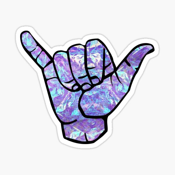 "Shaka" Sticker by MadEDesigns | Redbubble