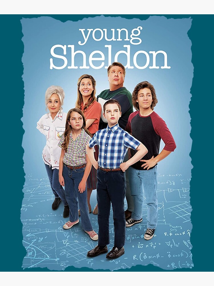 "YOUNG SHELDON " Poster for Sale by SimmonsKeisha | Redbubble