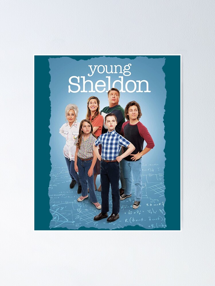 "YOUNG SHELDON " Poster for Sale by SimmonsKeisha | Redbubble