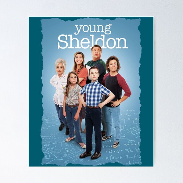 "YOUNG SHELDON " Poster for Sale by SimmonsKeisha | Redbubble