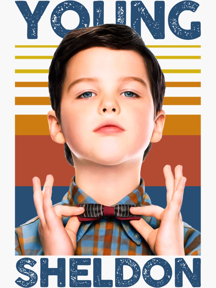 "YOUNG SHELDON " Sticker for Sale by SimmonsKeisha | Redbubble