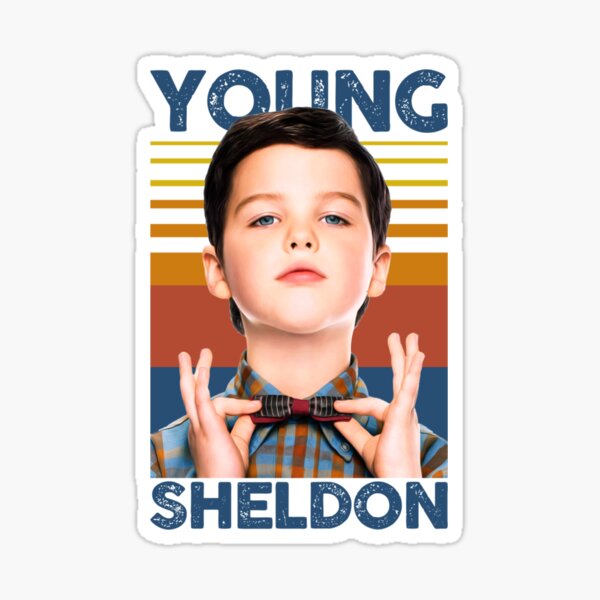 "YOUNG SHELDON " Sticker for Sale by SimmonsKeisha | Redbubble