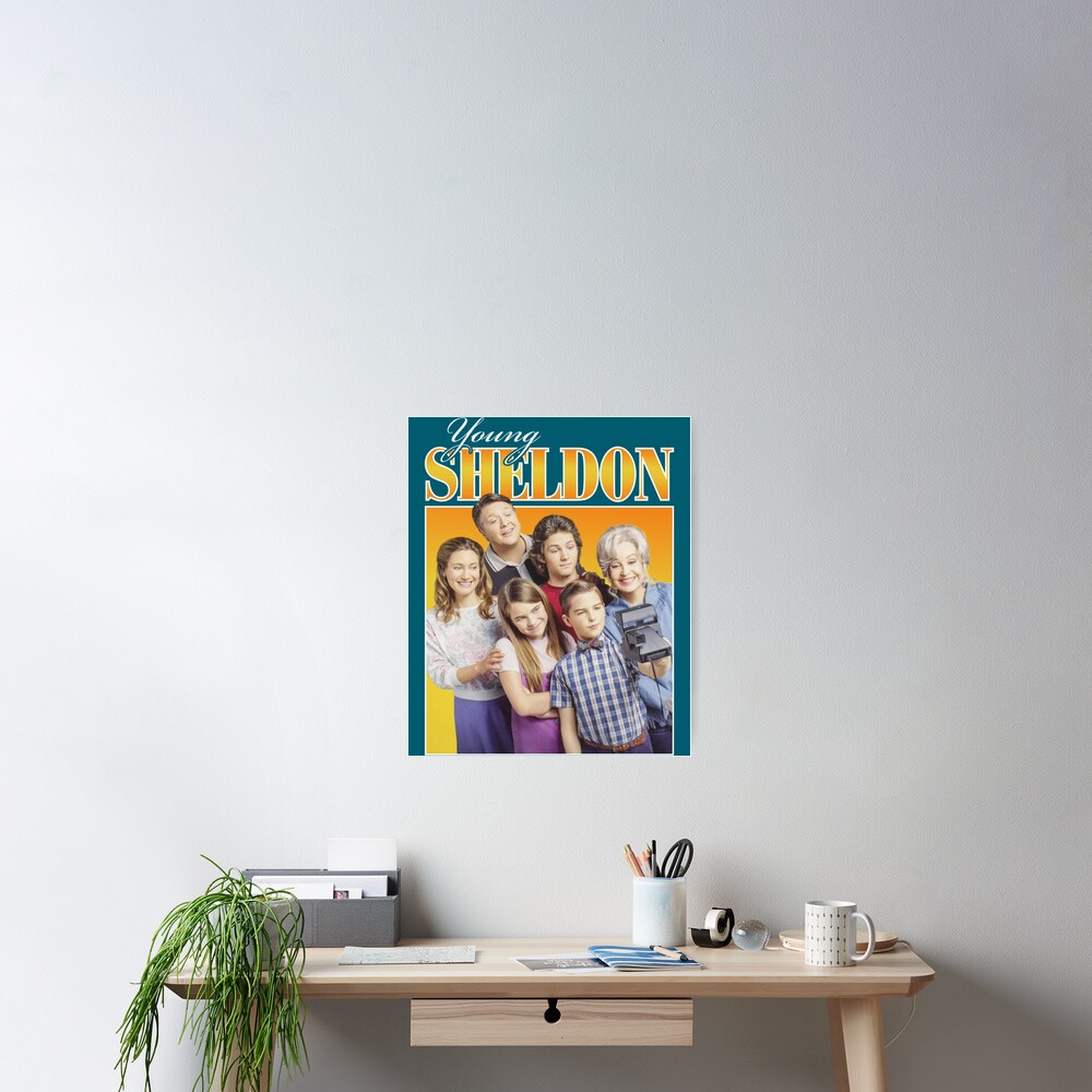 "YOUNG SHELDON " Poster for Sale by SimmonsKeisha | Redbubble