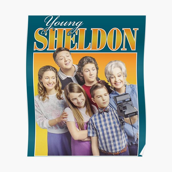 "YOUNG SHELDON " Poster for Sale by SimmonsKeisha | Redbubble