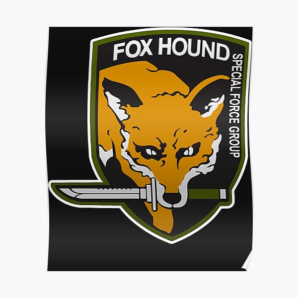 "Fox hound special force group" Poster for Sale by BrandiDickens ...