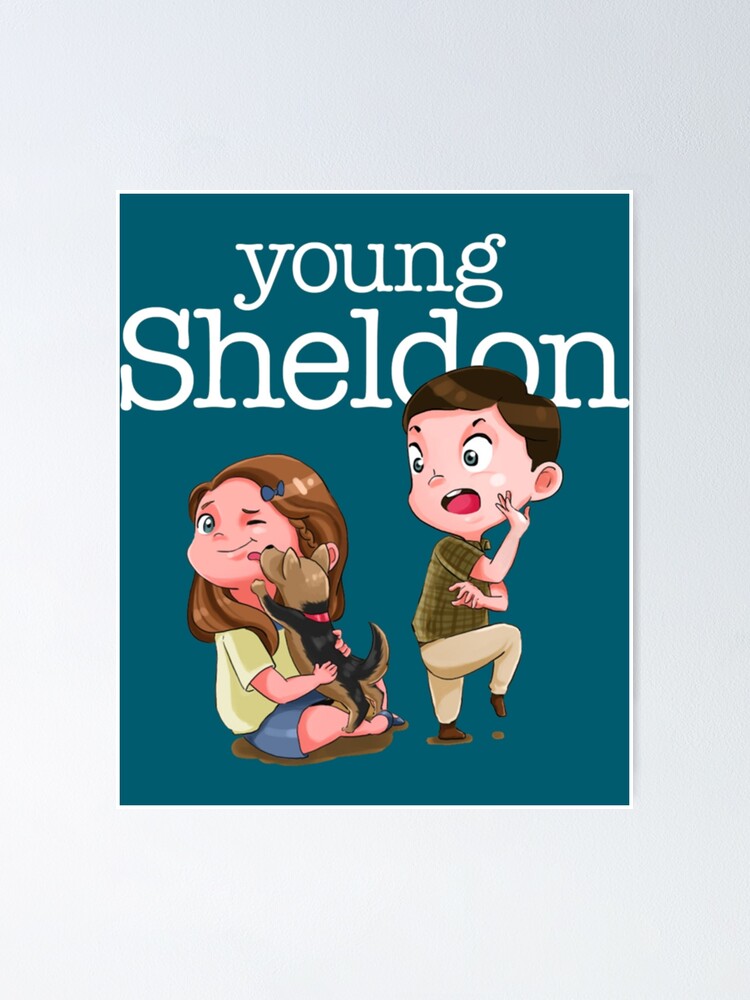 "YOUNG SHELDON " Poster for Sale by SimmonsKeisha | Redbubble
