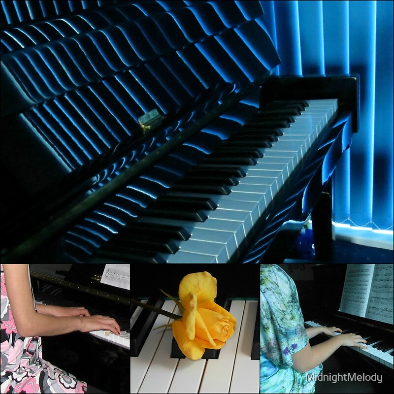"Keyboard Collage" by MidnightMelody | Redbubble