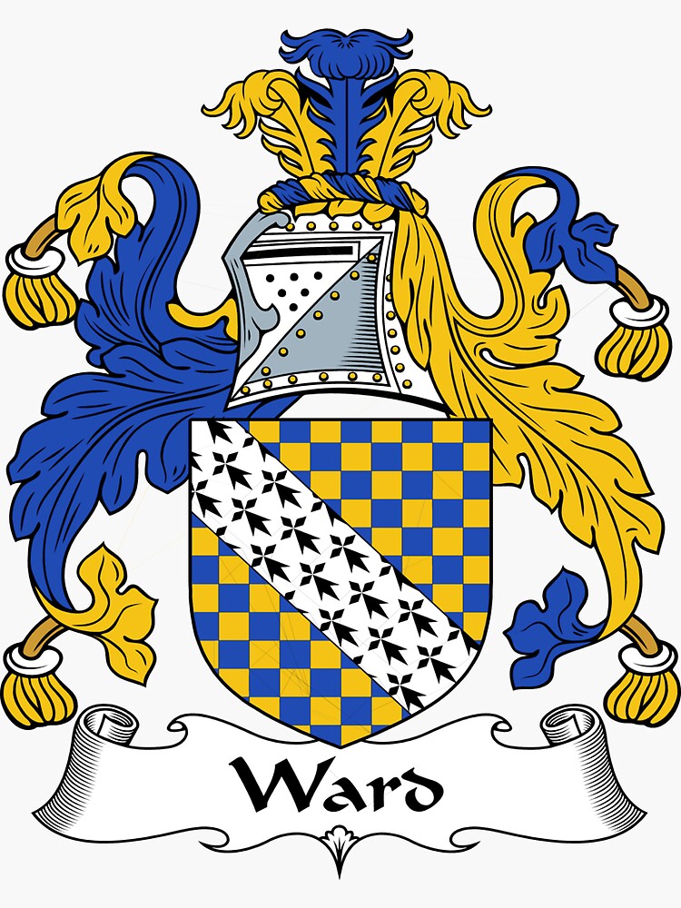 "Ward " Sticker for Sale by HaroldHeraldry | Redbubble