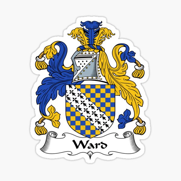 "Ward " Sticker for Sale by HaroldHeraldry | Redbubble