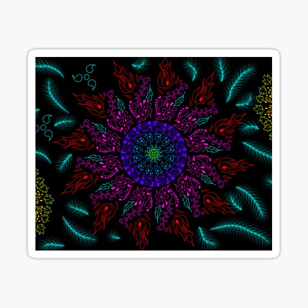 "Modern Batik Art" Sticker for Sale by TokoIngsun | Redbubble