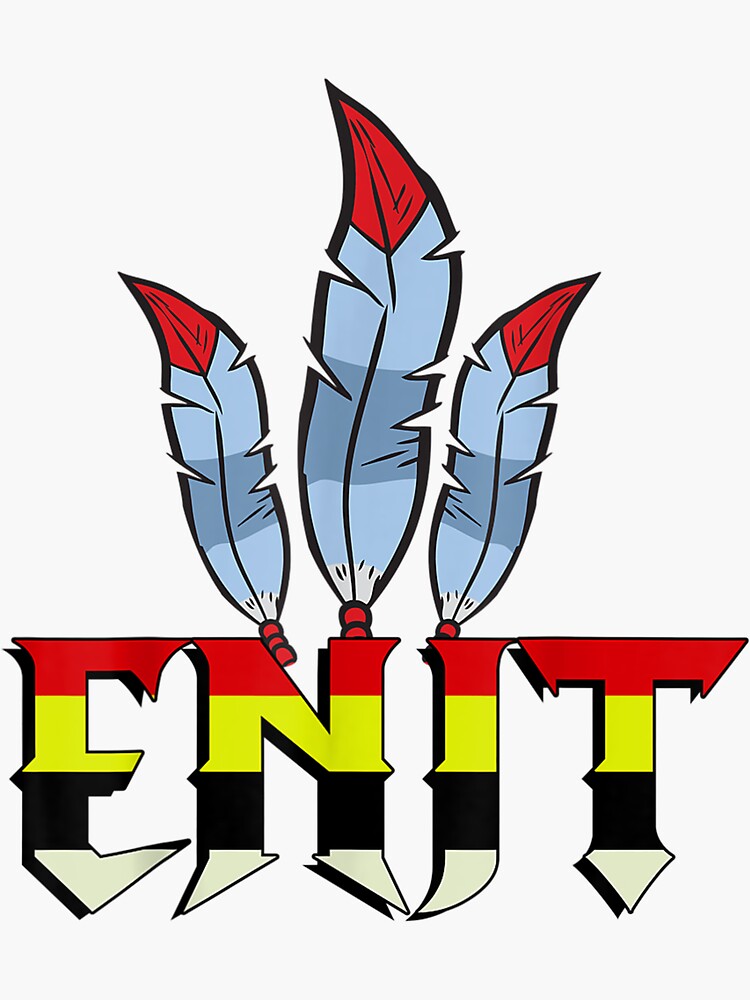 "Retro ENIT Native American Vintage Men Women" Sticker for Sale by ...