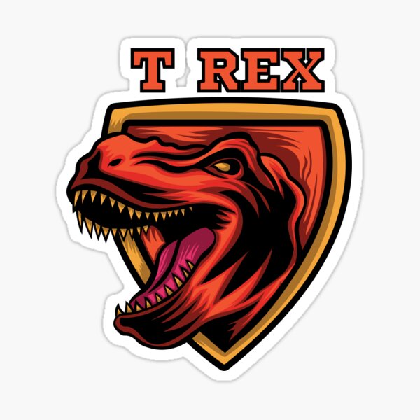 "T-Rex" Sticker for Sale by Ever-Shine | Redbubble
