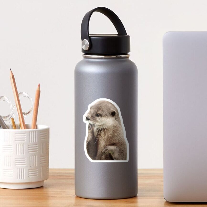 "otter sticker" Sticker for Sale by lisawarren | Redbubble