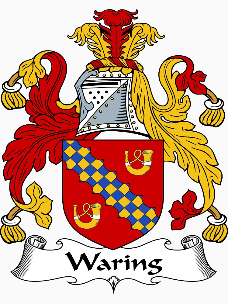 "Waring " T-shirt for Sale by HaroldHeraldry | Redbubble | family t ...