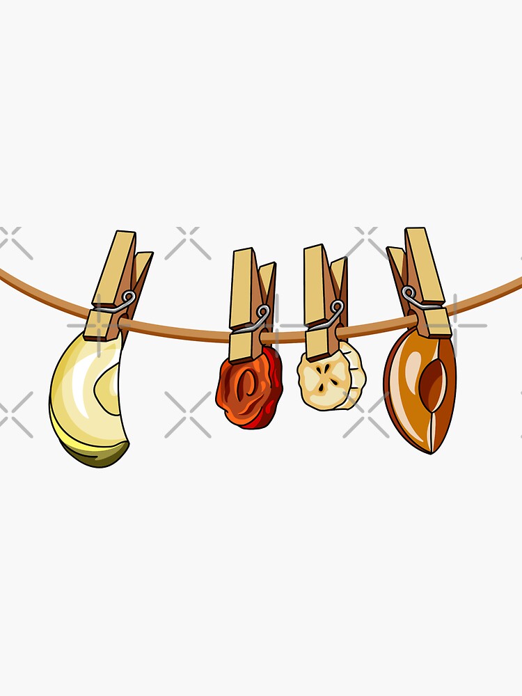 "Dried Fruits" Sticker for Sale by LazySnark | Redbubble
