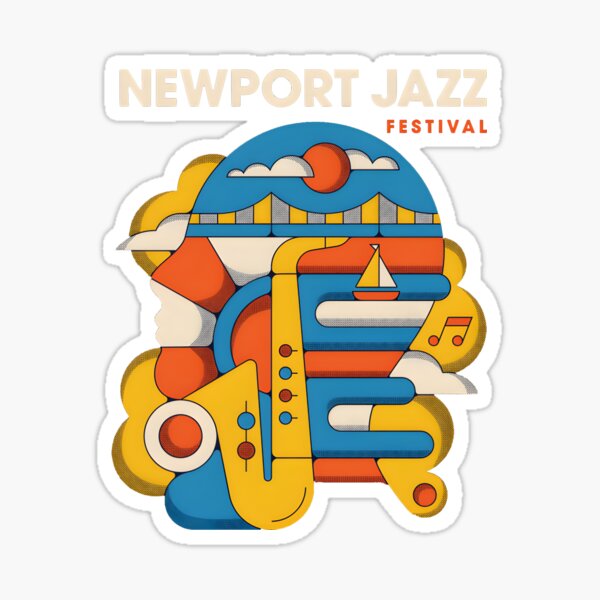 "Jazz Fest" Sticker for Sale by Lomanuela | Redbubble