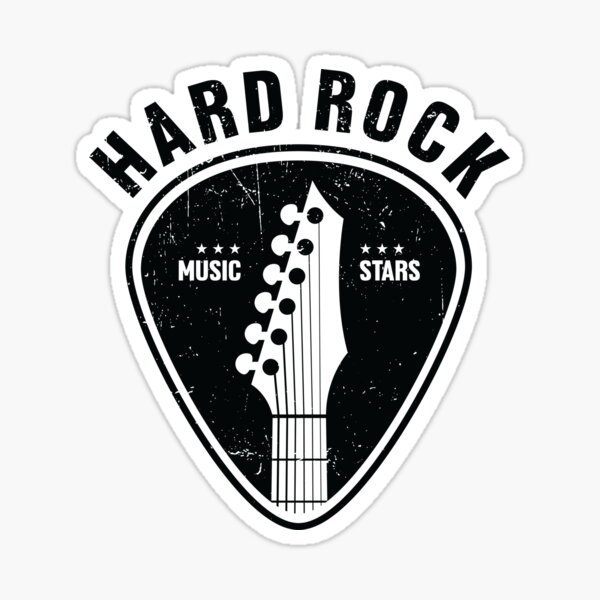"Hard Rock Music Stars" Sticker for Sale by Kedas | Redbubble