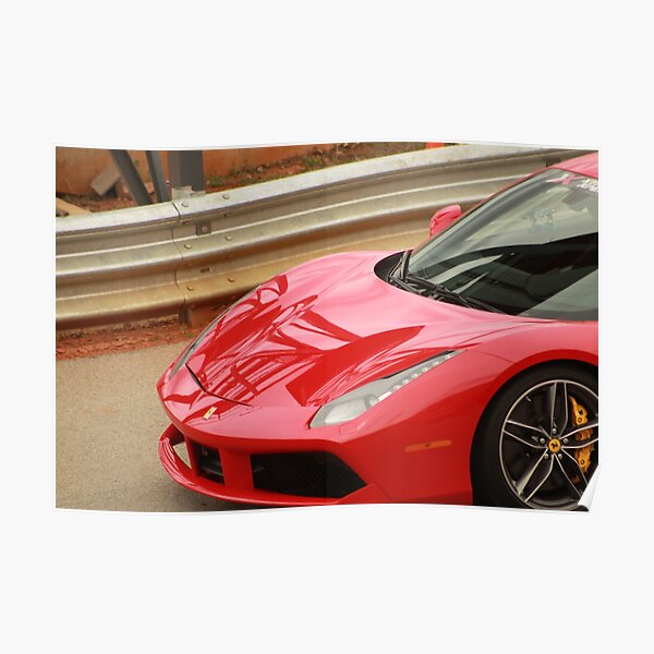 "Ferrari 488 GTB" Poster by EcstasyPanda | Redbubble