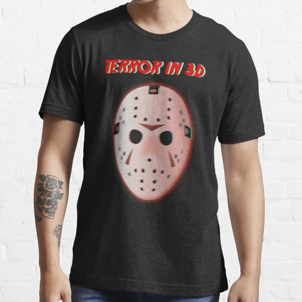 "Friday the 13th - Jason 3D" T-shirt for Sale by ideanuk | Redbubble ...
