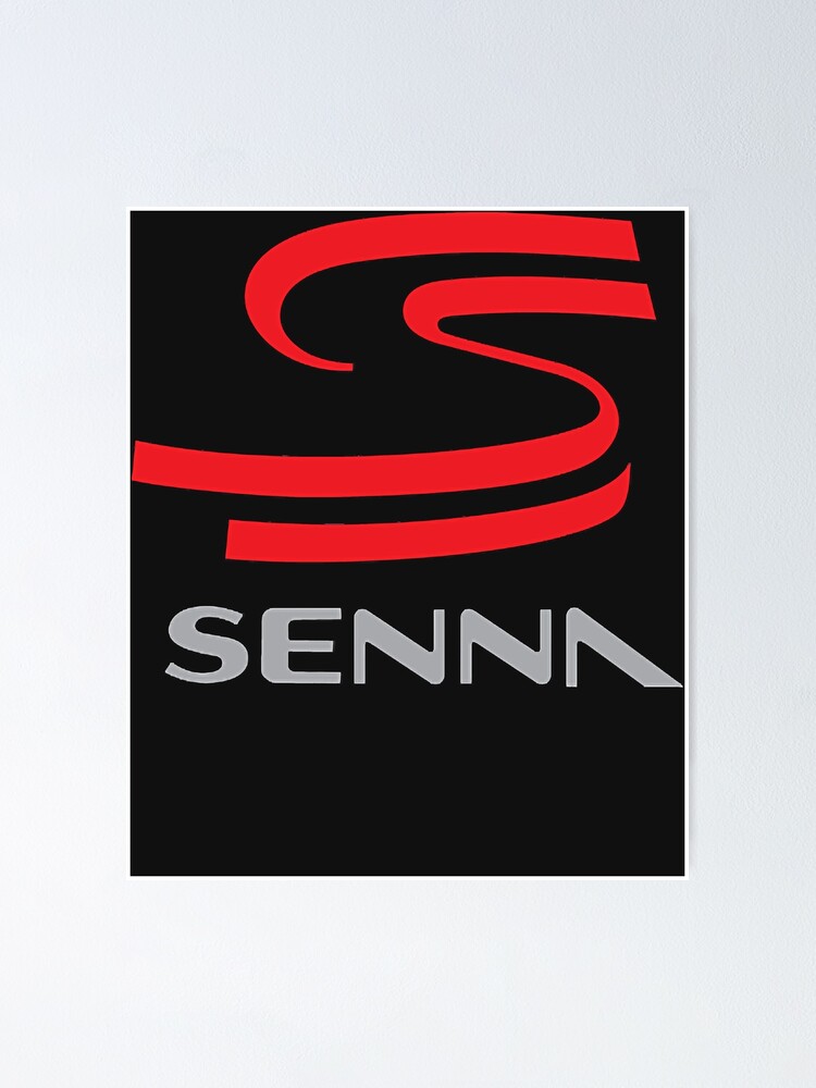 "Ayrton senna logo" Poster for Sale by CindyCasey | Redbubble