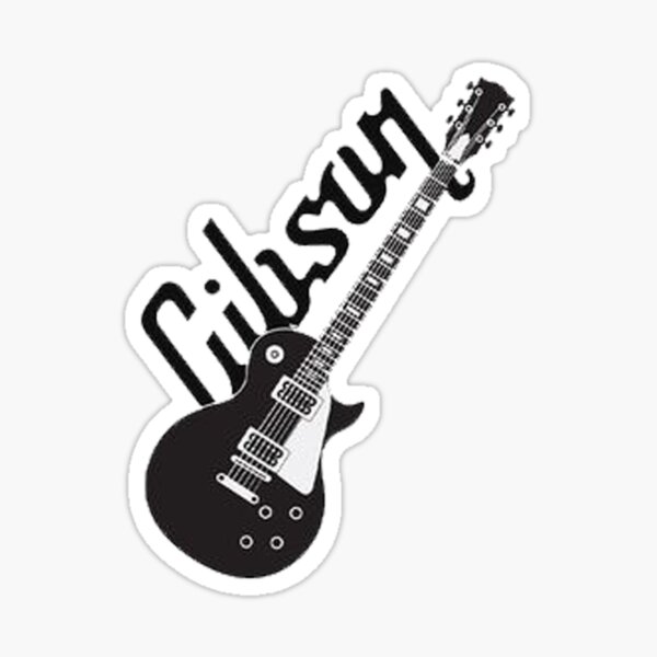 "Les paul gibson" Sticker for Sale by RitaTravis | Redbubble