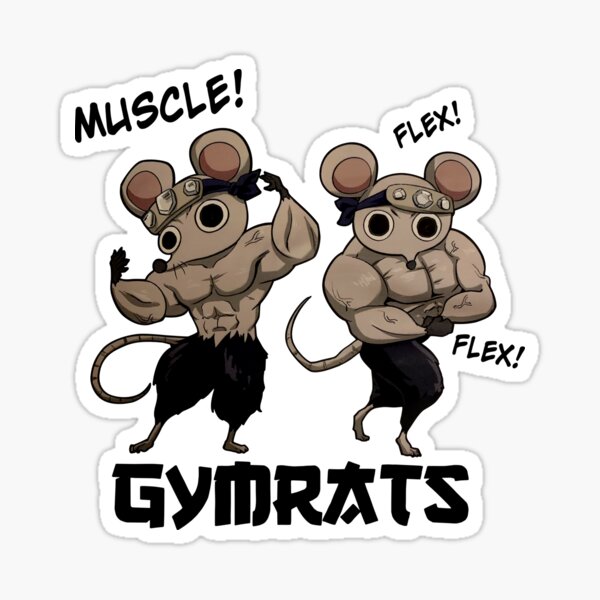 "Ninju muscle flex muscular mice Gym rat Entertainment District Funny ...