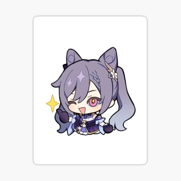 "keqing Sticker genshin impact" Sticker for Sale by GreenoblinStore ...