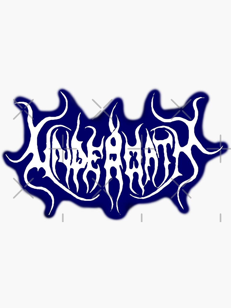 "Underoath Metal Logo" Sticker for Sale by 1991vintage | Redbubble