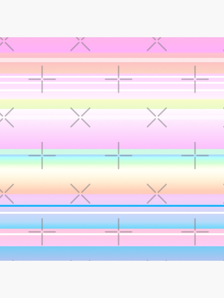 "Pink and blue aesthetic | Pink and blue color combination" Sticker for ...