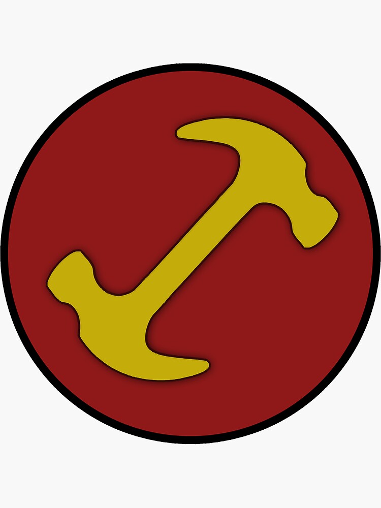 "Stonecutters symbol" Sticker for Sale by CindyCasey | Redbubble