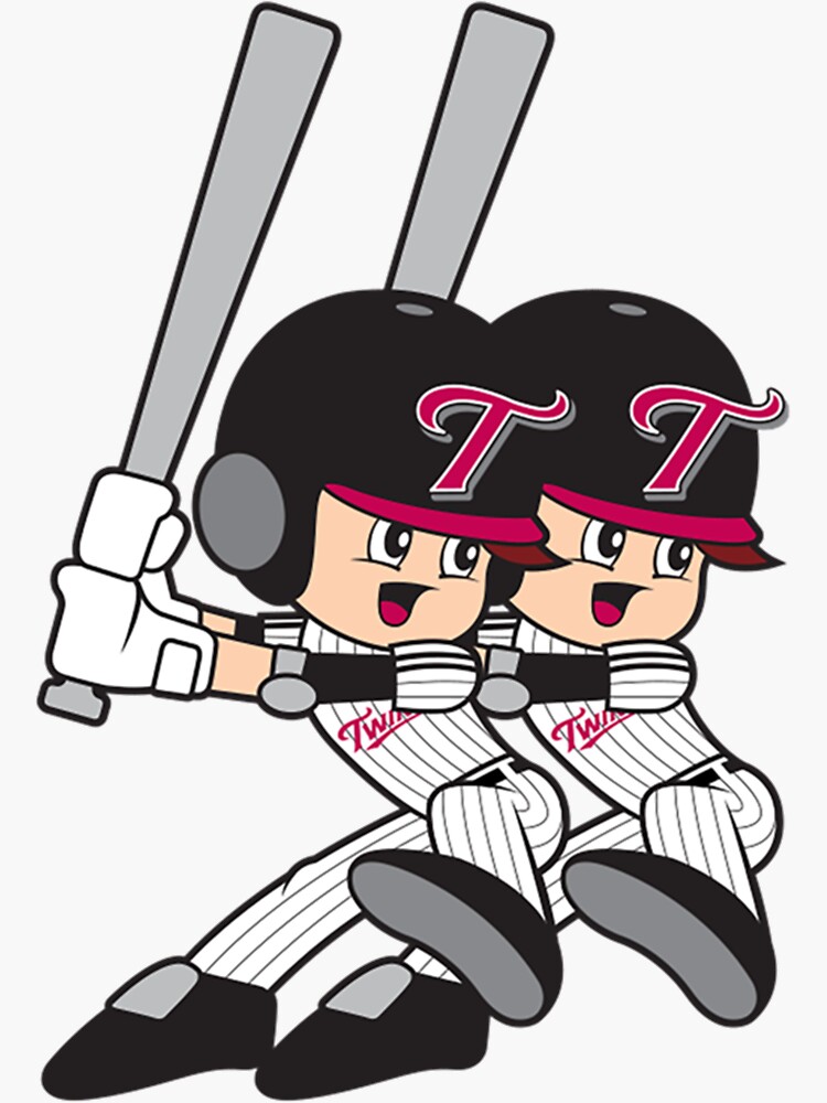 "LG Twins Seoul Baseball KBO Mascot Logo Classic T-Shirt" Sticker for ...