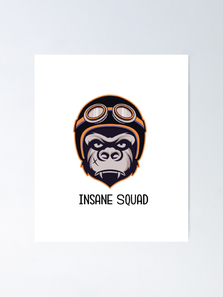 "Insae Squad logo " Poster for Sale by Mr-Tester | Redbubble