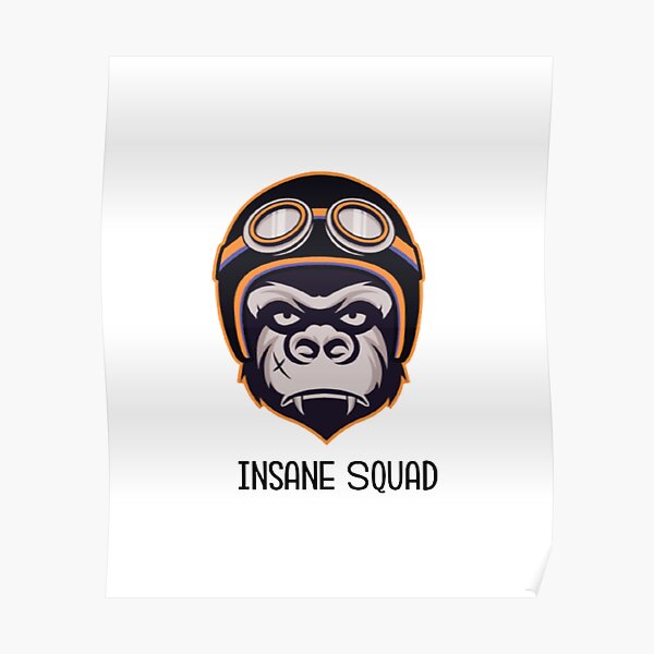 "Insae Squad logo " Poster for Sale by Mr-Tester | Redbubble