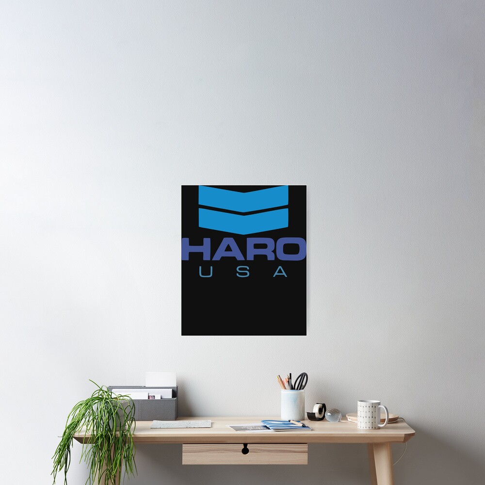 "Vintage haro bmx logo" Poster for Sale by CindyCasey | Redbubble