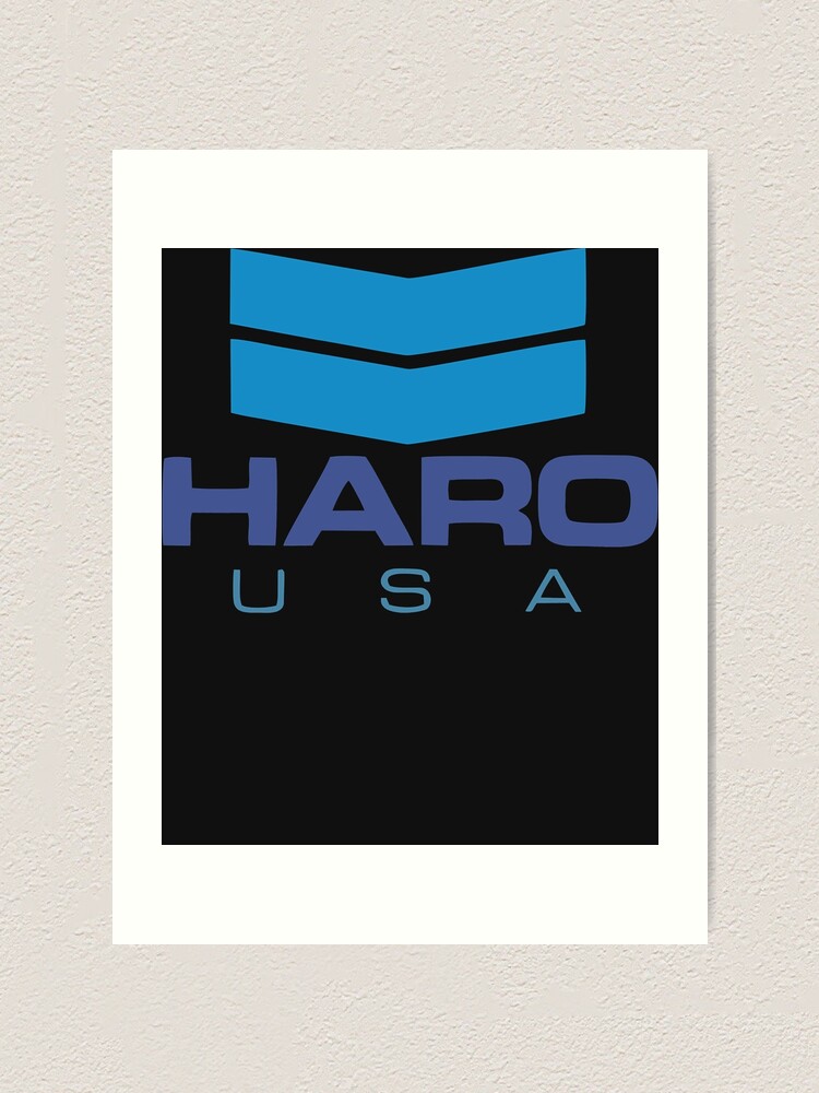 "Vintage haro bmx logo" Art Print for Sale by CindyCasey | Redbubble