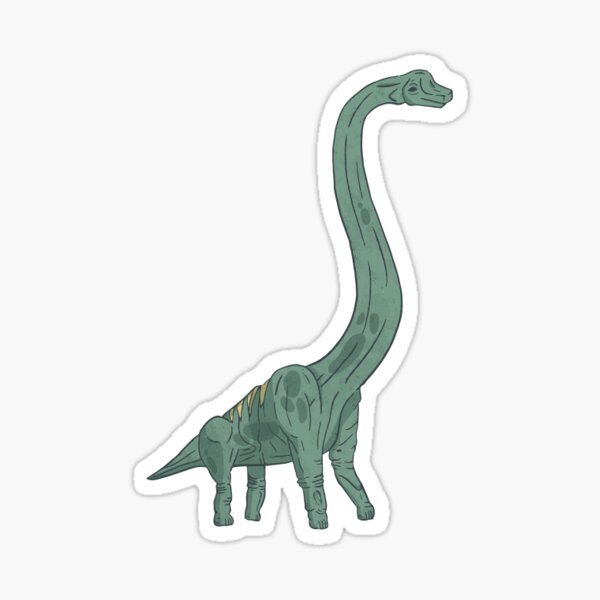 "Brachiosaurus" Sticker for Sale by Amalucka | Redbubble