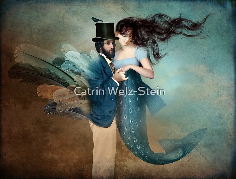 "A Mermaids Love" by Catrin Welz-Stein | Redbubble