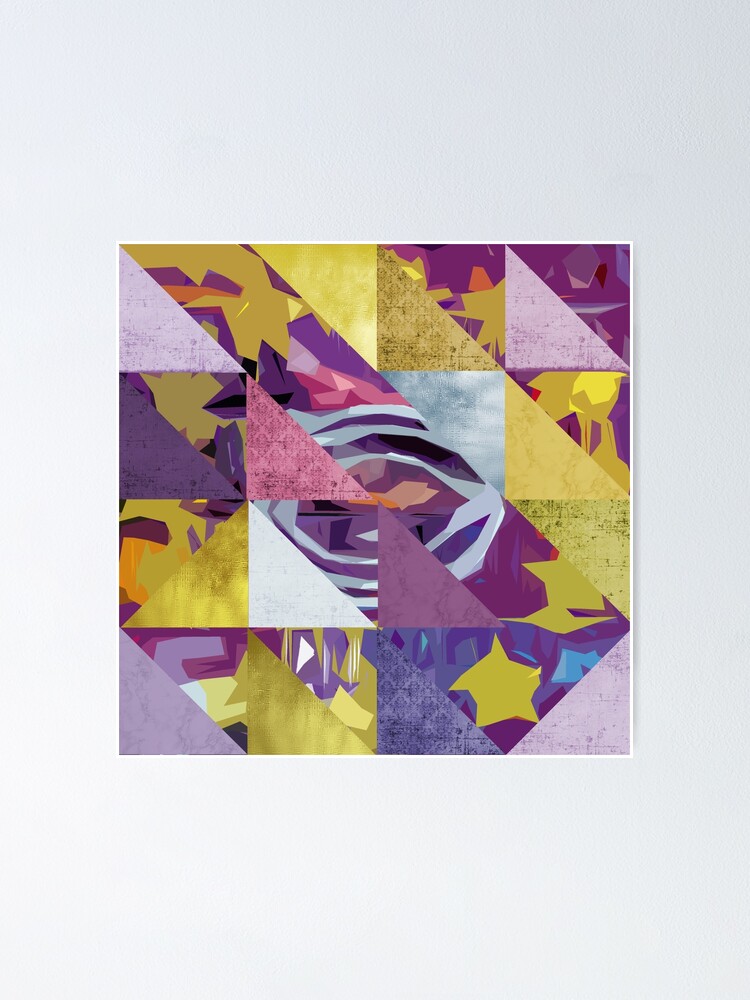 "u2 zooropa - triangles" Poster by clad63 | Redbubble