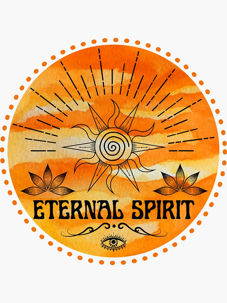 "Eternal Spirit" Sticker for Sale by CarmelloCove | Redbubble
