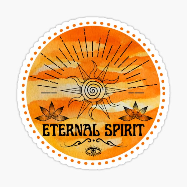 "Eternal Spirit" Sticker for Sale by CarmelloCove | Redbubble