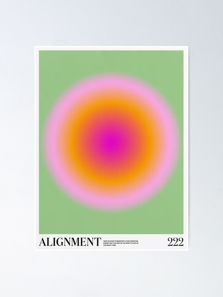 "Angel Numbers - Alignment Print" Poster for Sale by lEzatosTRy | Redbubble