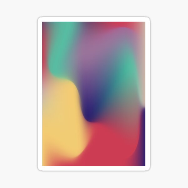 "Supernova Gradient Rainbow Palette" Sticker for Sale by printsuniverse ...