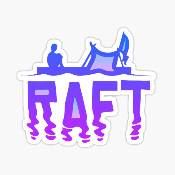 "Raft logo" Sticker for Sale by JaroNT | Redbubble