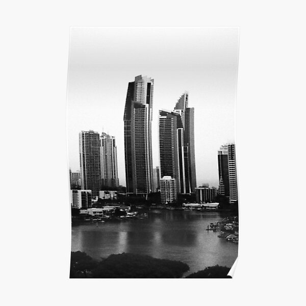 "Gold Coast City Landscape from HOTA - (2022)" Poster for Sale by ...