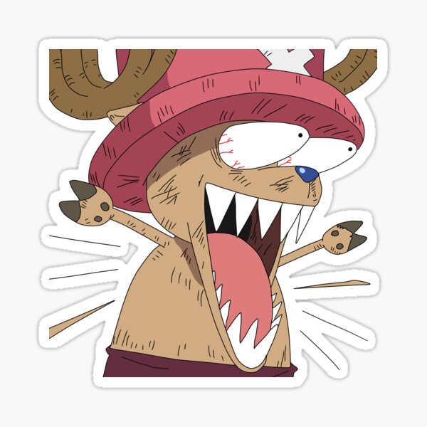"Chopper Scream" Sticker for Sale by RaeCourt2002 | Redbubble
