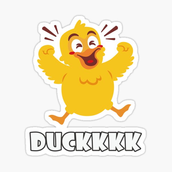 "Hurray Duckkkk ducks doing cute things" Sticker for Sale by ...
