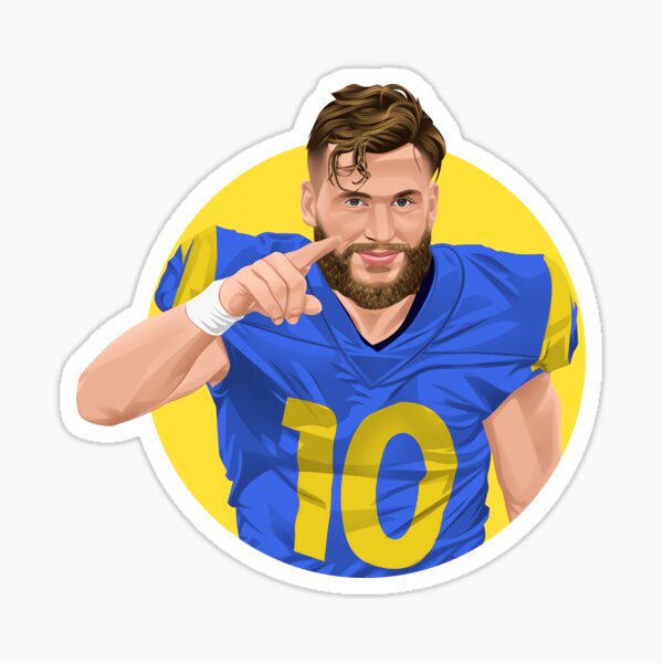 "Football Cooper Kupp LAR/Perfect Design For You" Sticker for Sale by ...