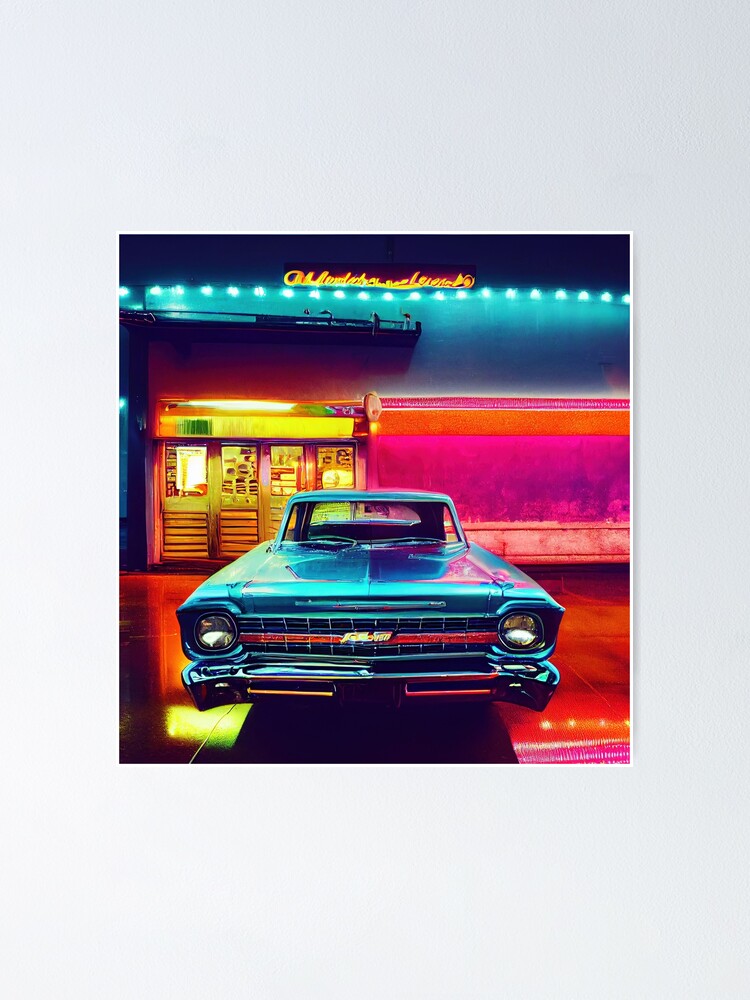 "1966 Chevy Lowrider" Poster for Sale by kayadaek | Redbubble